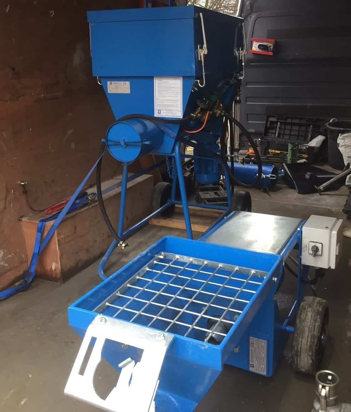 PBF Drainage investment in mortar spray coating equipment